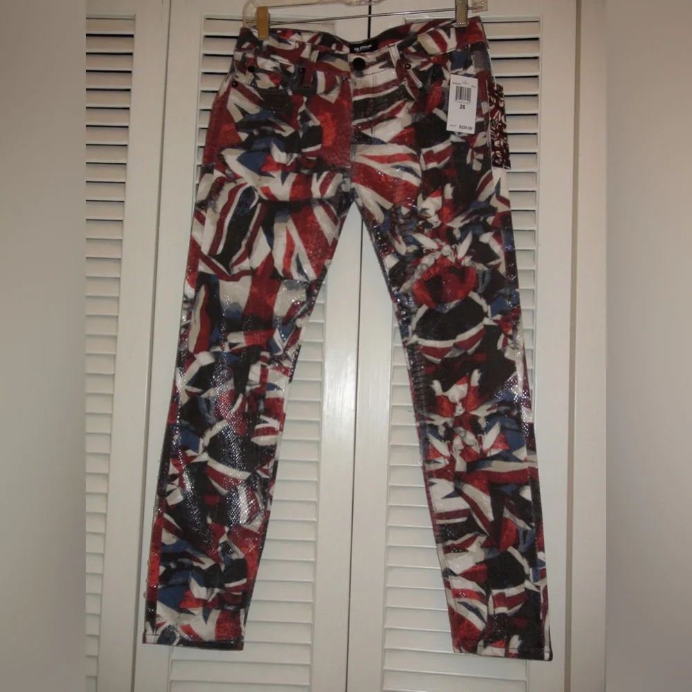 Hudson Jeans | Jeans | Hudson Krista Crop Super Skinny Patriotic Jean ...